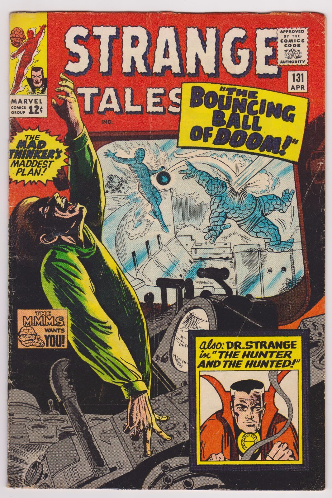 40% OFF Strange Tales #131 The Human Torch, The Thing & Dr. Strange ...