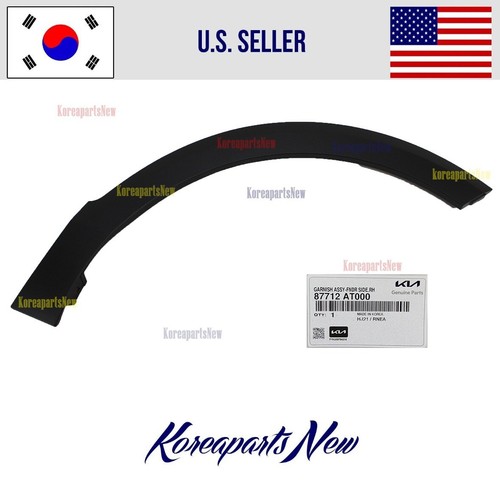 FRONT Fender Wheel Molding Right PASSENGER TEXTURE ⭐OEM⭐ Kia Niro 2023 ...