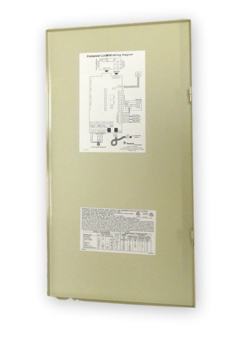 Pentair Compool LX3810 Almond Steel Power Center Door | eBay