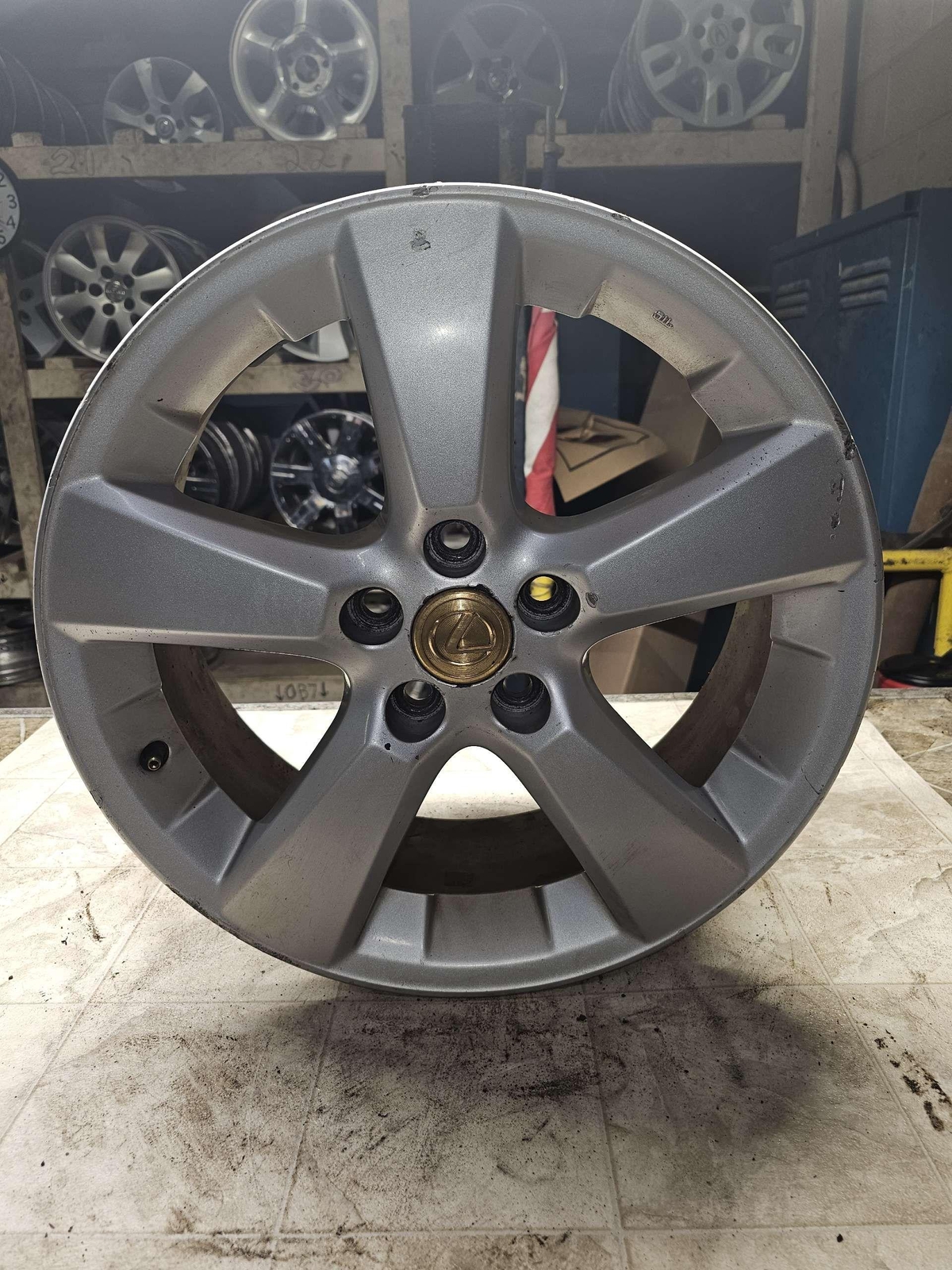 2004-2009 LEXUS RX330 WHEEL RIM STOCK 18x7 5 LUG 4-1/2" 5 SPOKE ALLOY W ...