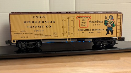 Weaver O Scale #U3127LD Heilman's Lager wood side Refrigerator car ...
