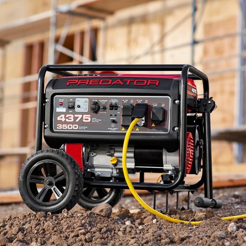 PREDATOR 4375 Watt Gas-Powered Portable Generator with CO SECURE ...