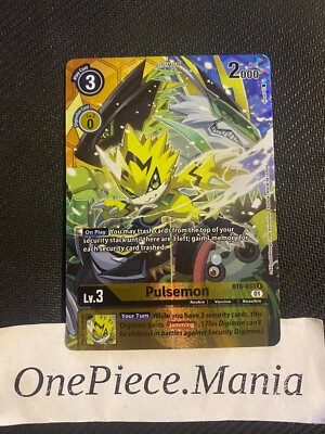 Digimon Card Game Pulsemon BT6-033 R Alt. Art | eBay