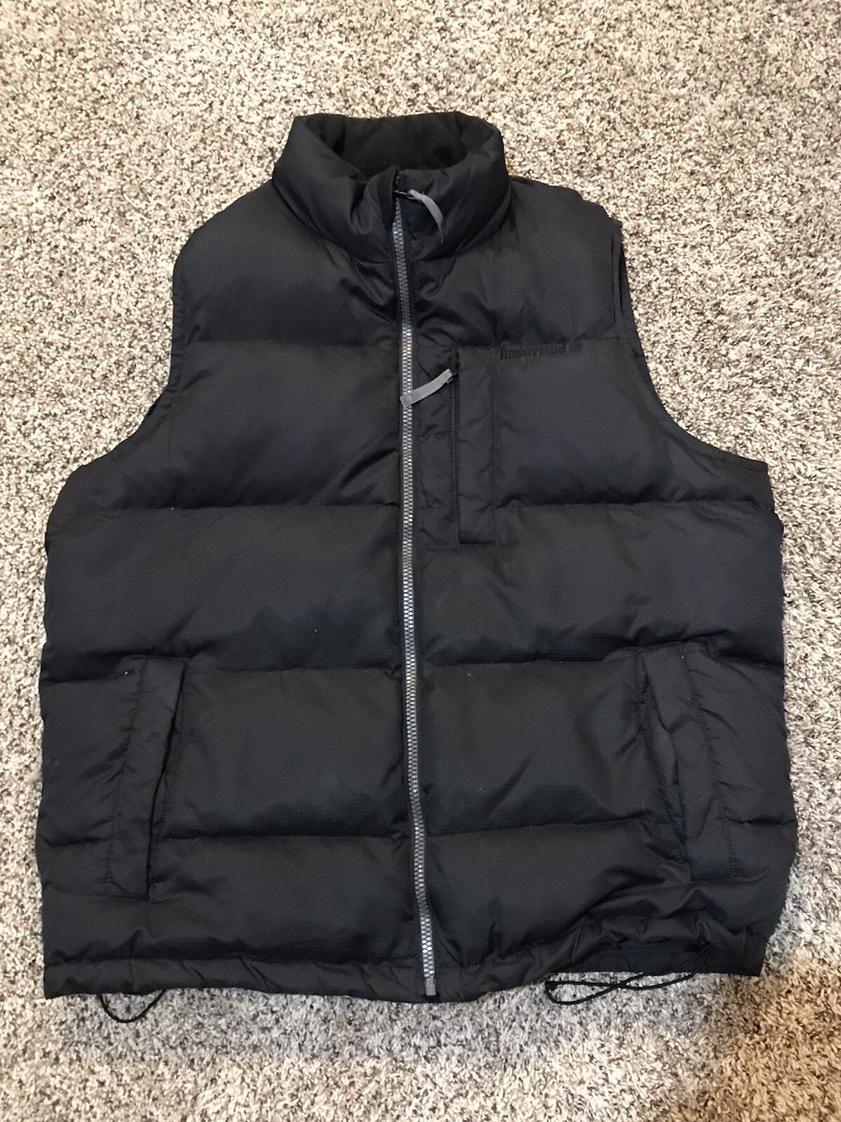 Timberland Puffer Down Hunting Vest Mens Large - Gem