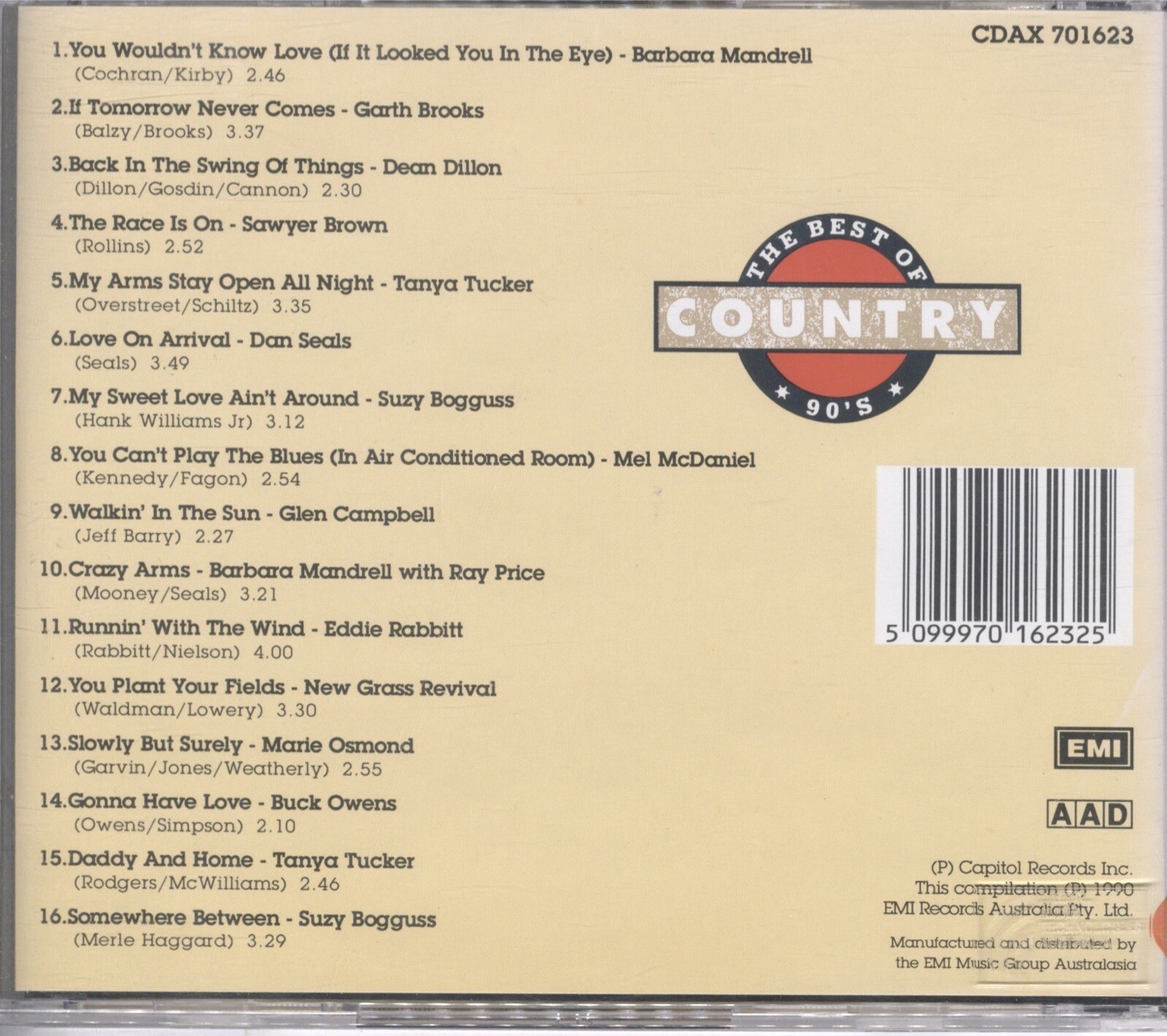 The Best of 90's Country CD 070 | eBay