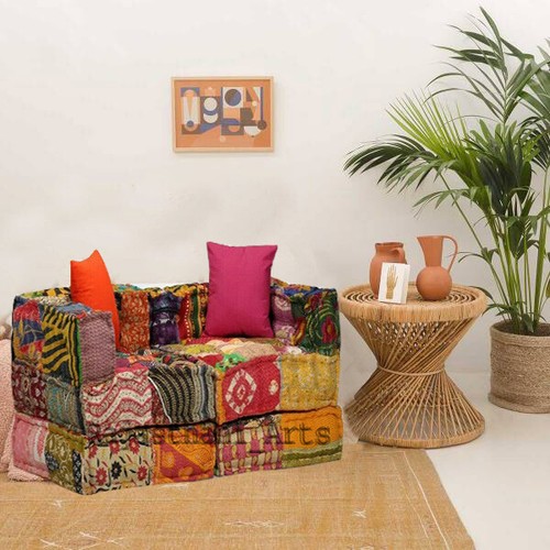 Indian Floor Seating Sofa | Baci Living Room