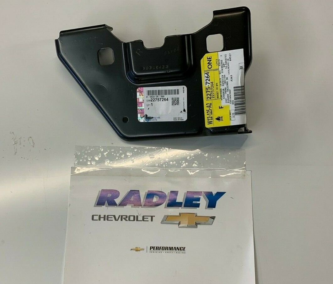NEW OEM GM 18 CHEVROLET SILVERADO 1500 Bumper Bracket 22757264 B215 | eBay