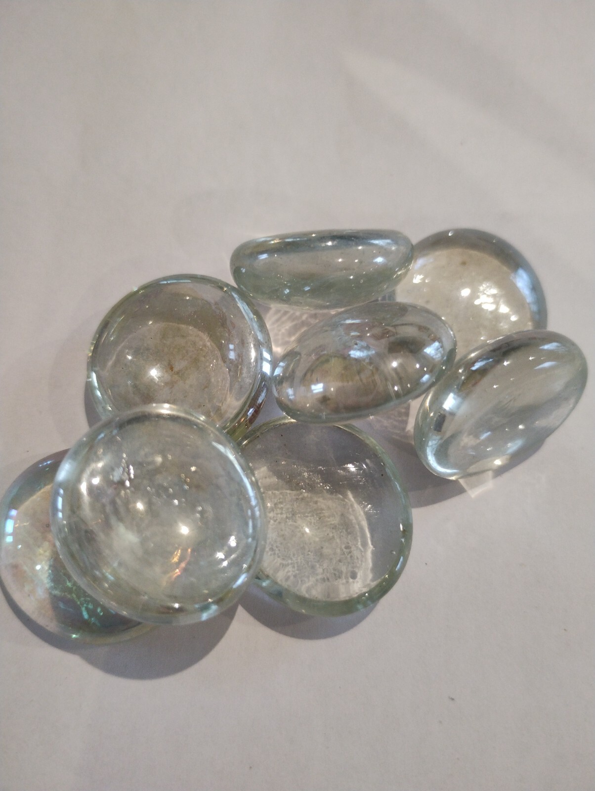 CLEAR Glass Nuggets Pebbles Stones Gems Bubble Wedding Decor CRAFT ...
