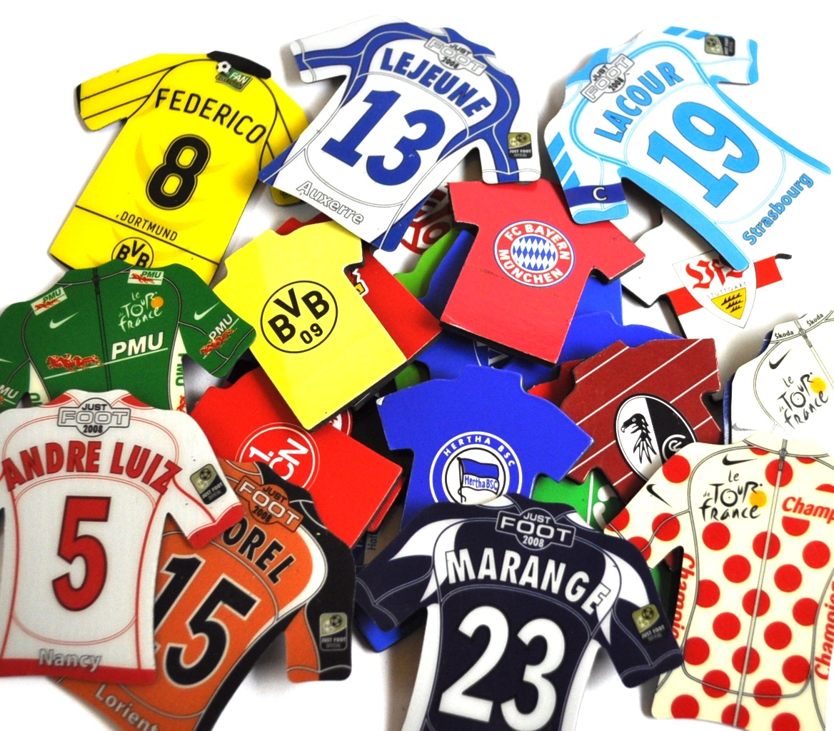 Football Magnets Jersey Shape Fridge Magnets Bundesliga Clubs + Others ...