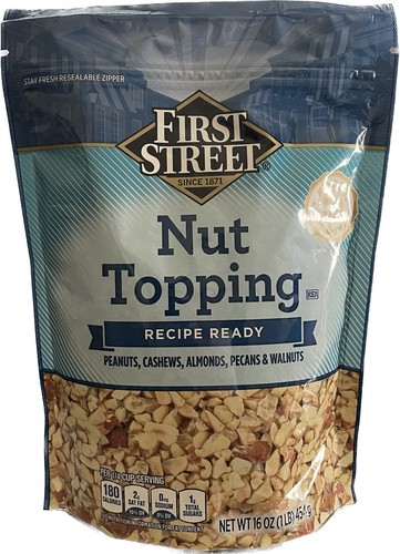 16oz Nut Topping Peanuts Cashews Almonds Pecans Walnuts Mix | eBay