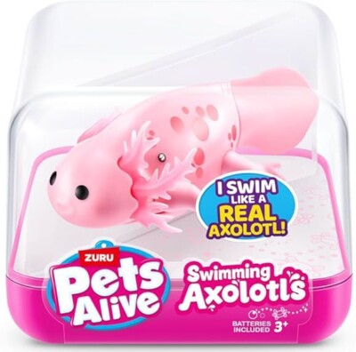 Pets Alive Swimming Axolotl's PINK Robotic Pet Figure | eBay