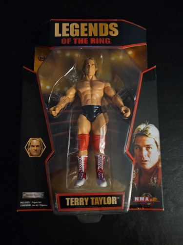 NWA Wrestling Jakks 2011 Legends Of The Ring Terry Taylor Action Figure ...