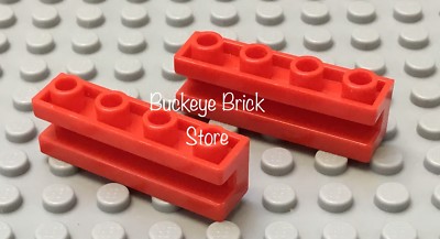 Lego WHITE BRICK Modified 1x4 with Groove Door Rail Lot/4 Building Toys ...