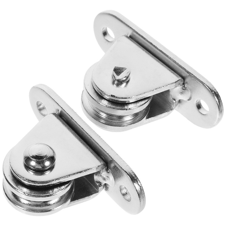 2pcs Single Pulley Blocks Removable Pulley Heavy Bearing Wheel ...