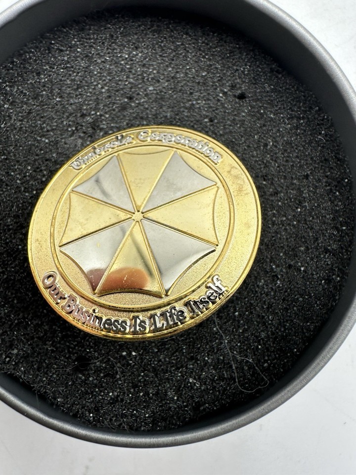 Umbrella Corporation Resident Evil Pin Badge W/ Ink Ribbon Case Biohazard | eBay