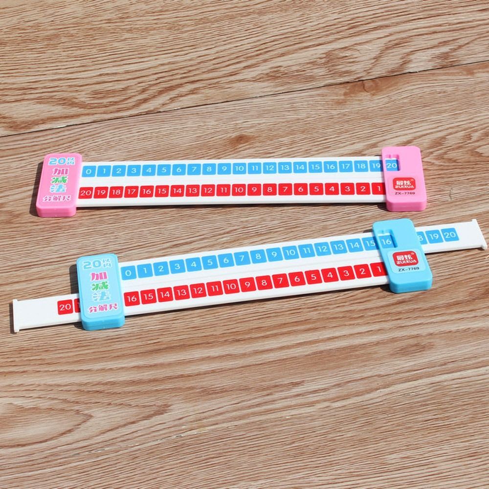 Plastic Math Decomposition Ruler Within 20 Addition Ruler School ...