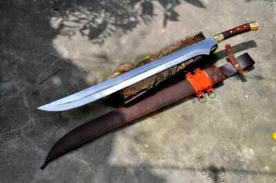 27 Inches Long Blade Scimitar Sword-Hand Forged Historical Sword-carbon ...