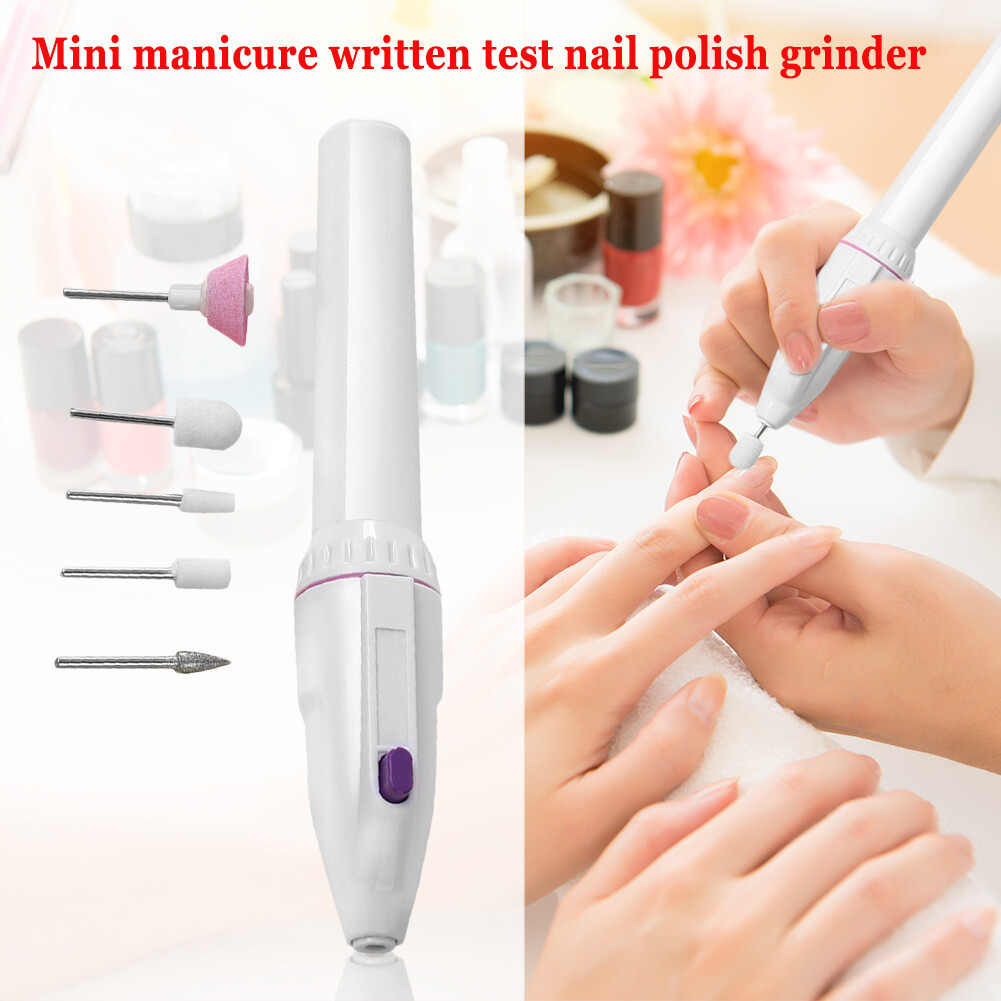 Pro Electric Mini Nail Drill Grinder Machine Buffer File Polisher Set ...