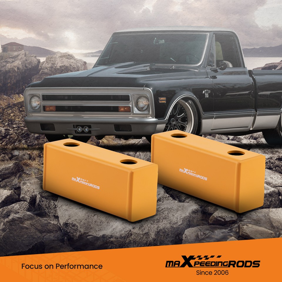 Rear 3" Drop Lowering Kit Blocks for Chevy C10 GMC C15/C1500 Pickup ...
