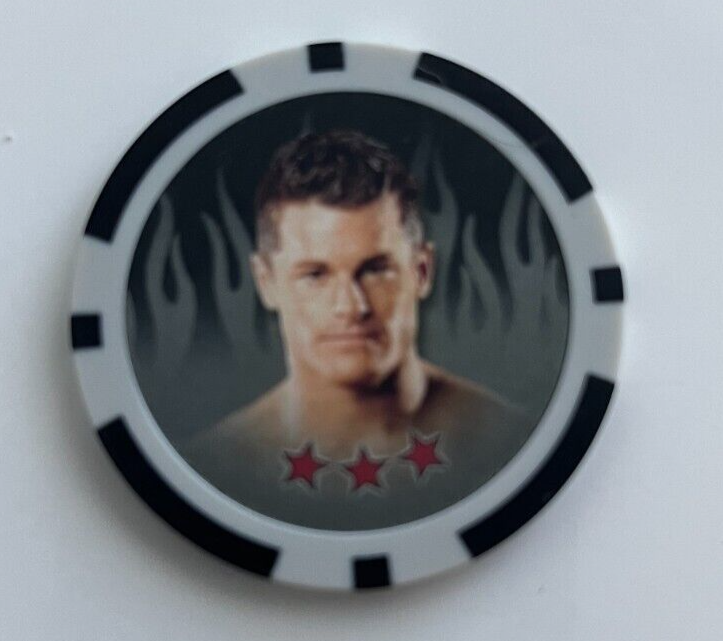 EVAN BOURNE Topps 2011 WWE Power Chipz WHITE Poker Chip #49 | eBay