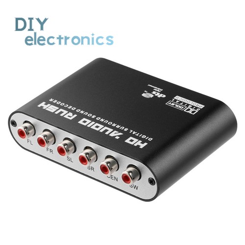 DAC Digital to Analog Decoder Adapter 5.1 Audio Gear Converter for PC ...