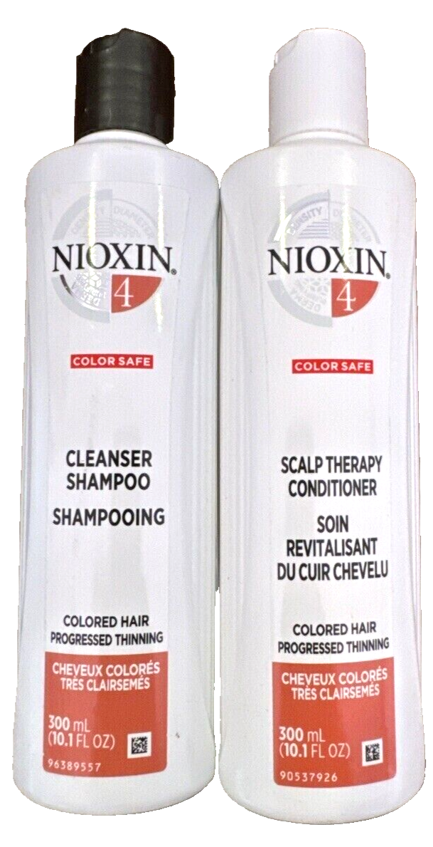 NIOXIN System 4 Cleanser Shampoo&Conditioner Colored Hair Light ...