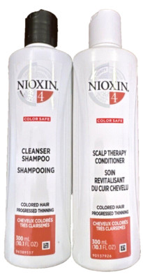 NIOXIN System 4 Cleanser Shampoo&Conditioner Colored Hair Light ...