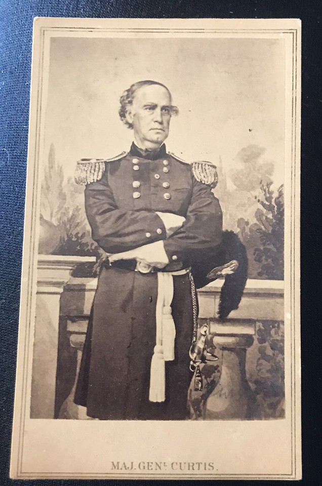 Civil War CDV US Army Union Major General Samuel Ryan Curtis Rare ...