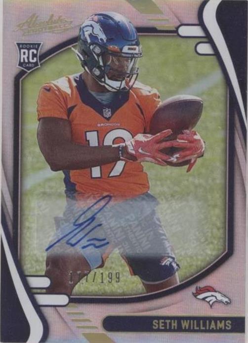 2021 Panini Absolute - Rookies Seth Williams #172 Spectrum Signatures ...