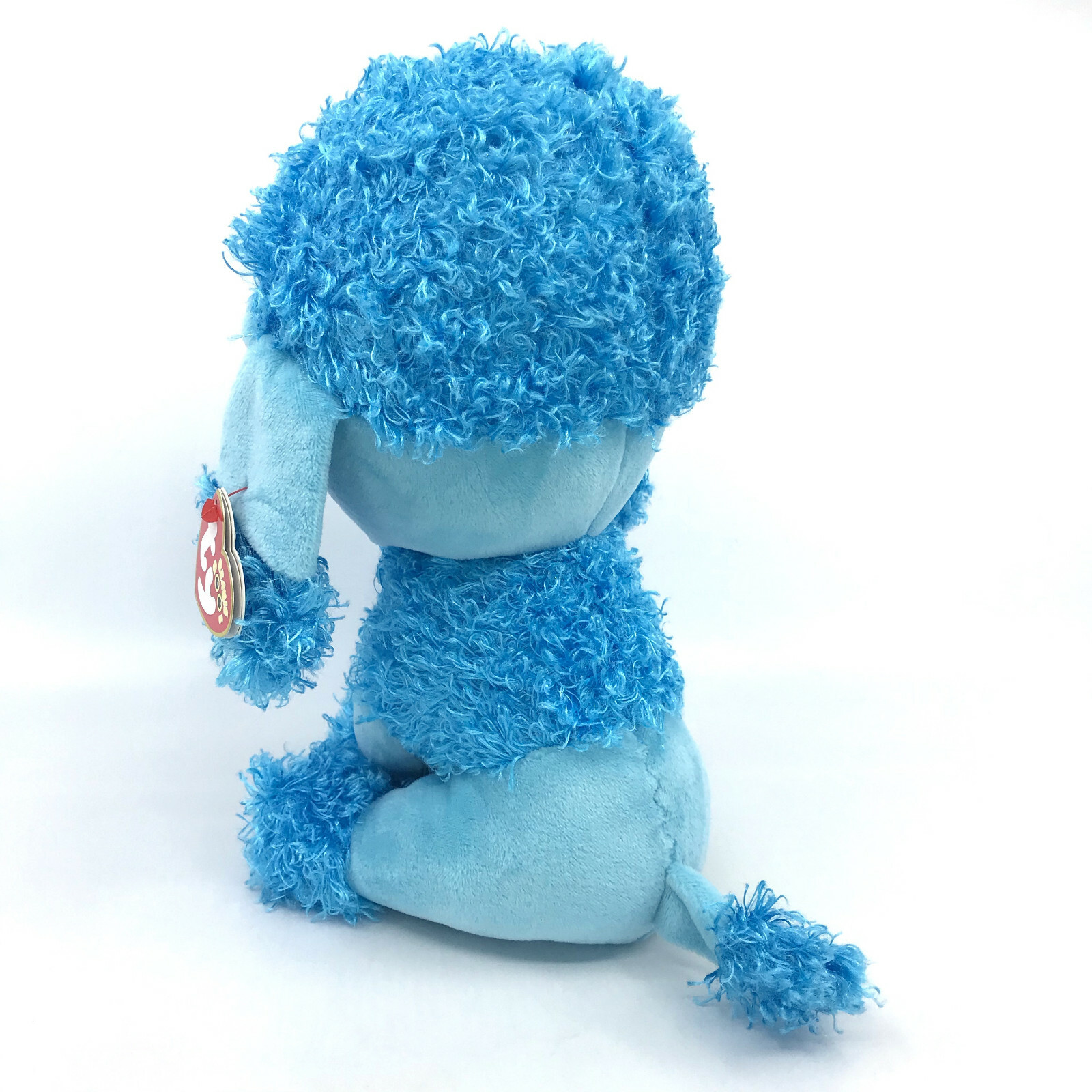 TY Beanie Boos Mandy Poodle Dog 2017 NEW 9in Medium Blue Sparkle Eyes ...