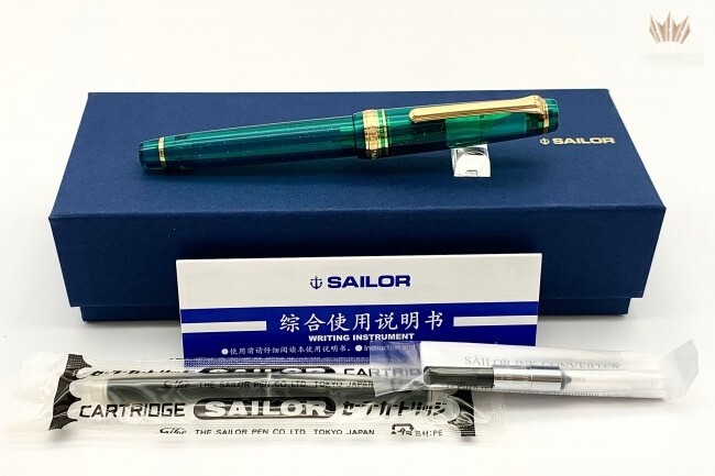 SAILOR LIMITED EDITION PROFESSIONAL GEAR SLIM BLUE GREEN NEBULA ...