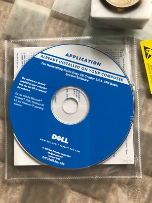 NEW SEALED Dell Roxio Easy CD Creator 5.3.4 Install/Reinstall ~ P/N ...