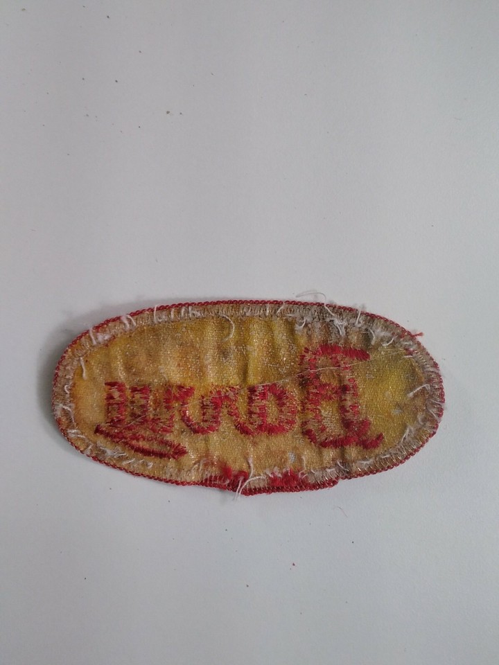 Barry Cloth Cursive Name Patch Vtg 1960s Uniform Shirt RARE VHTF Bronx ...