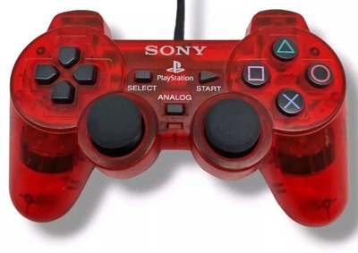 Original Playstation 2 Controller rot transparent PS2 Dualshock | eBay.de