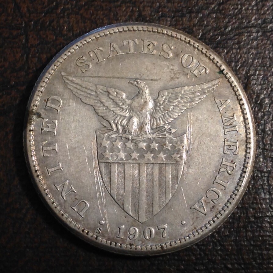 1907 S US Philippines Silver Peso - US San Francisco Mint cd | eBay