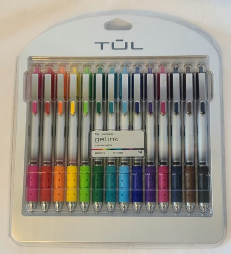 NEW! TUL Gel Pens, Bullet Point, 0.7 mm, Gray Barrel, Assorted GL ...