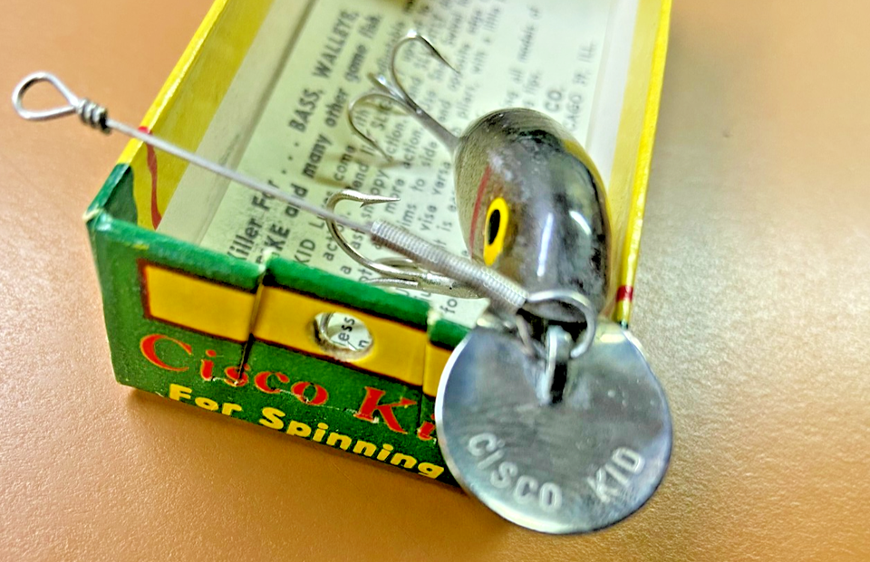 Vintage 1-3/4 Inch Plastic Cisco Kid Fishing Lure #121 w/ Box /Papers ...