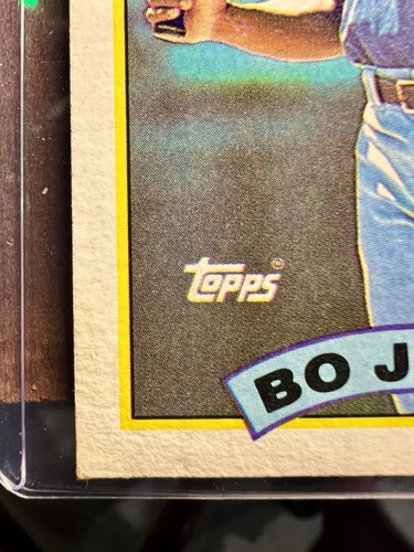 Multiple Error!! 1989 Topps Card Of Bo Jackson | eBay