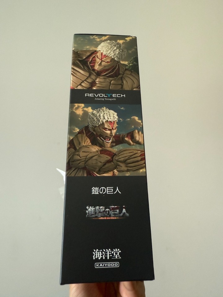 Kaiyodo Revoltech Attack on Titan Armored Titan Action Figure with ...