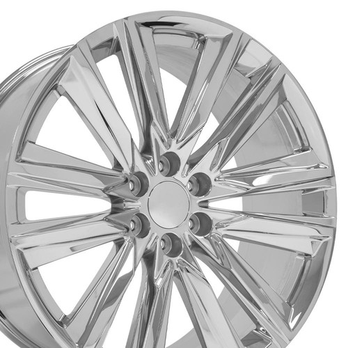 24" Replica CA91 fits Cadillac Escalade 24x10 Chrome | eBay