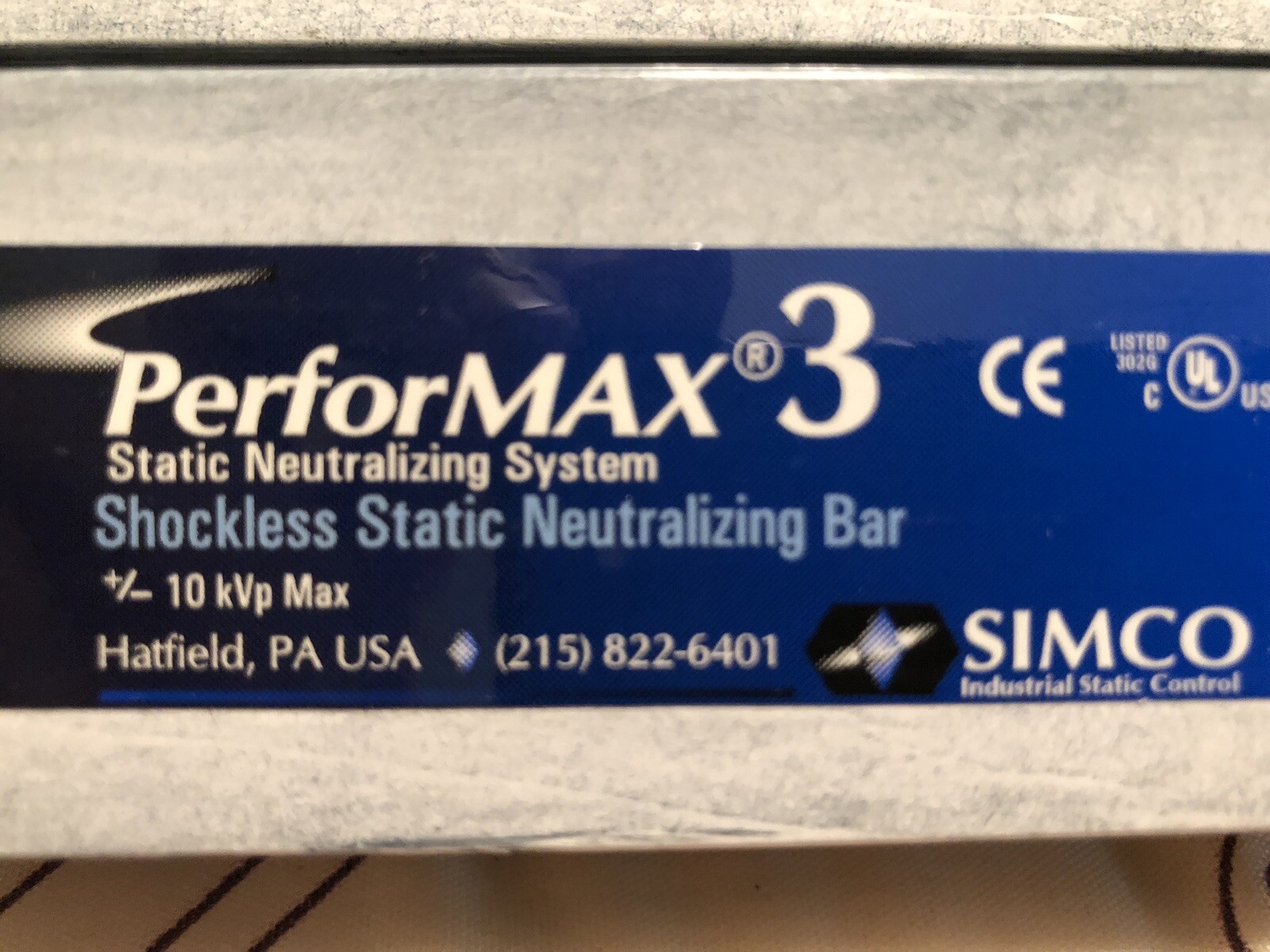Simco PerforMAX 3 Static Neutralizing Bar | eBay