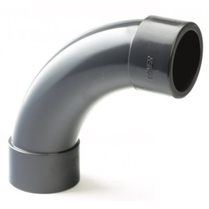 Plain PVC 90 Degree Short Radius Bend Packs 1/2", 3/4", 1" | eBay