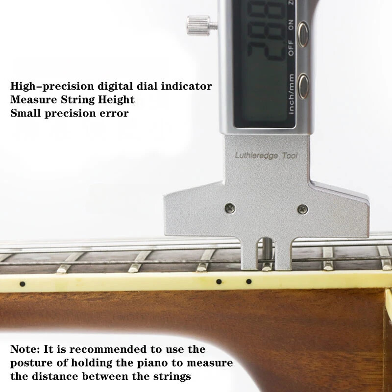 Guitar Digital Display String Gauge, String Height Measurement Dial ...