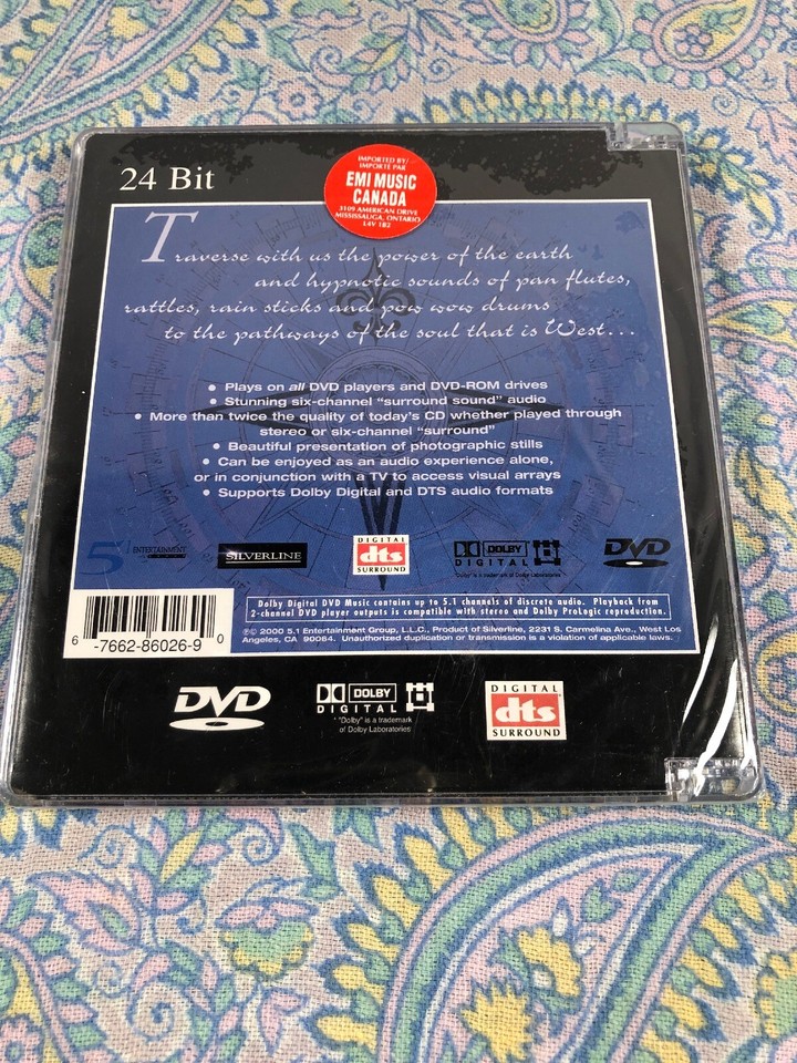 DIRECTIONS West SILVERLINE Dolby Digital 5.1 THX DVD-Audio 24 bit DMG ...