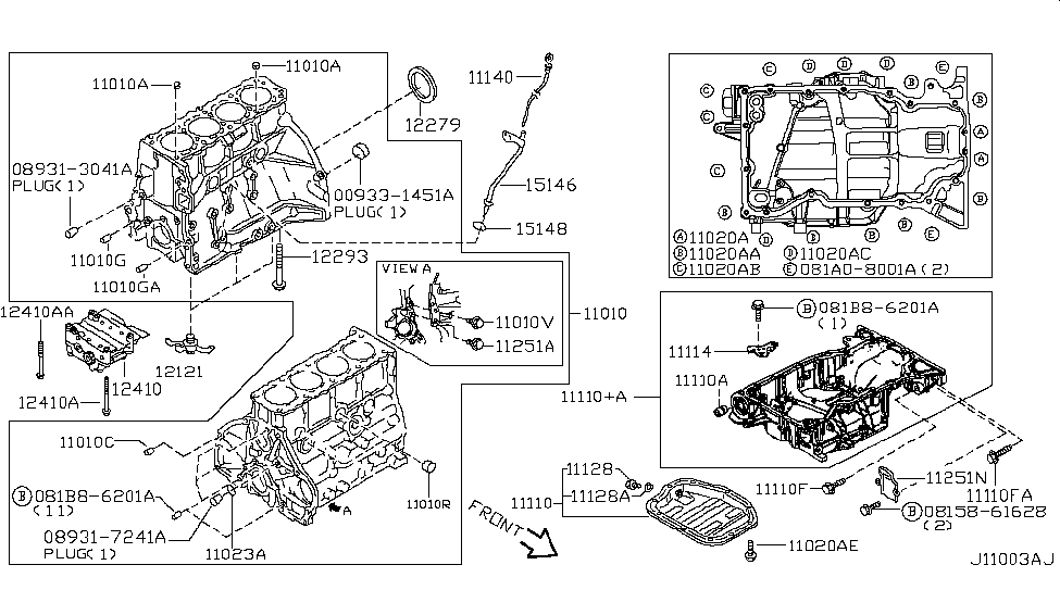 Genuine OEM Engine Crankshaft Seal for Nissan 122793TS0A for sale ...