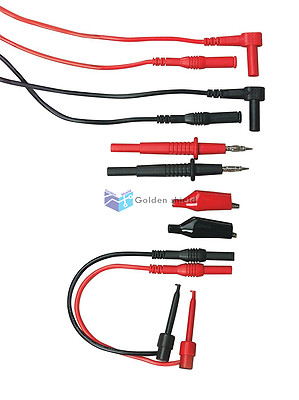 Electronic Electrician Test Lead Kit fit EXTECH TL809 Two alligator ...