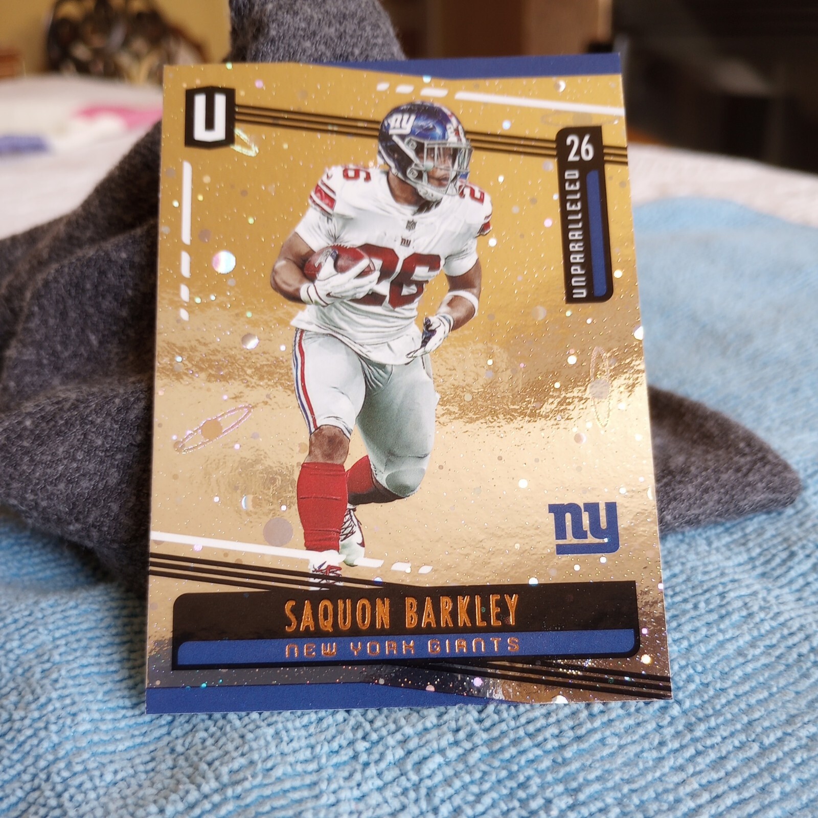 2019 Panini Unparalleled SAQUON BARKLEY SSP Cosmos #121 New York Giants ...