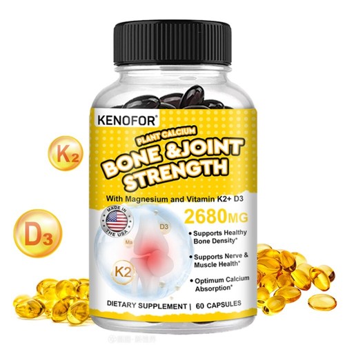 Glucosamine Chondroitin With Vitamin D3 & K2 Joint Support 2680mg 60 ...