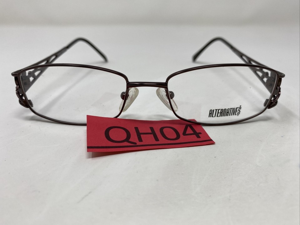 Europa Alternatives Alt-54 C1 51-17-135 Brown Full Rim Eyeglasses Frame ...