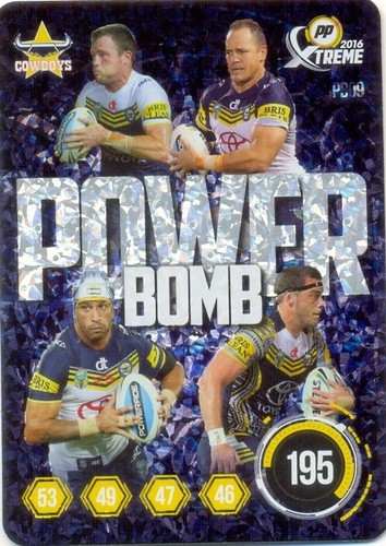 2016 NRL Xtreme Power Bomb PB09 North Queensland Cowboys | eBay